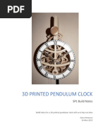 Skeleton Clock: The Construction of A | PDF | Equipment | Crafts