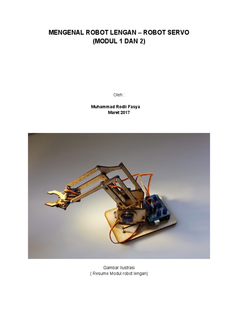 Sistem Kendali Robot Lengan Servo | PDF | Sains & Matematika ...