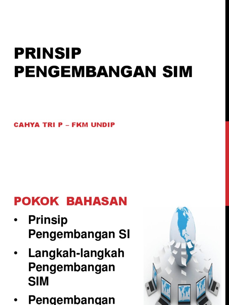 Prinsip Pengembangan Sim-Tik 20 PDF | PDF