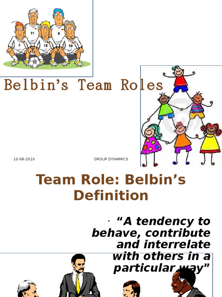 Belbin's 9 Team Roles | PDF | Emergence | Cognitive Science