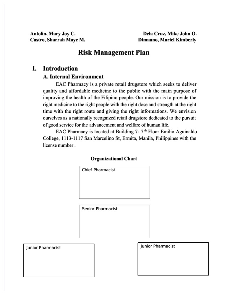 Rmp-Docs | PDF | Pharmacy | Risk