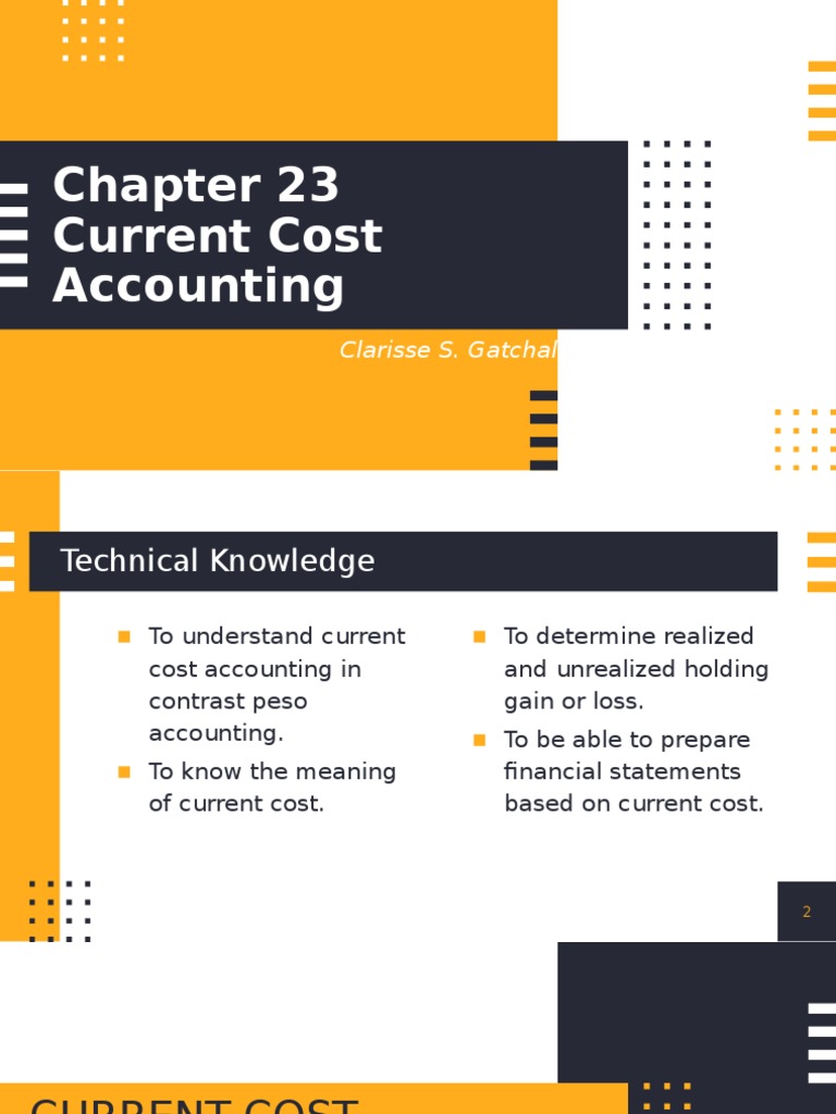 CHAPTER 23 - Current Cost Accounting | PDF | Retained Earnings ...