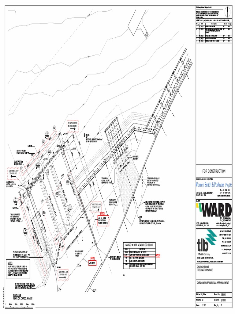 Cargo Wharf Structural Drawings | PDF | Civil Engineering | Nature