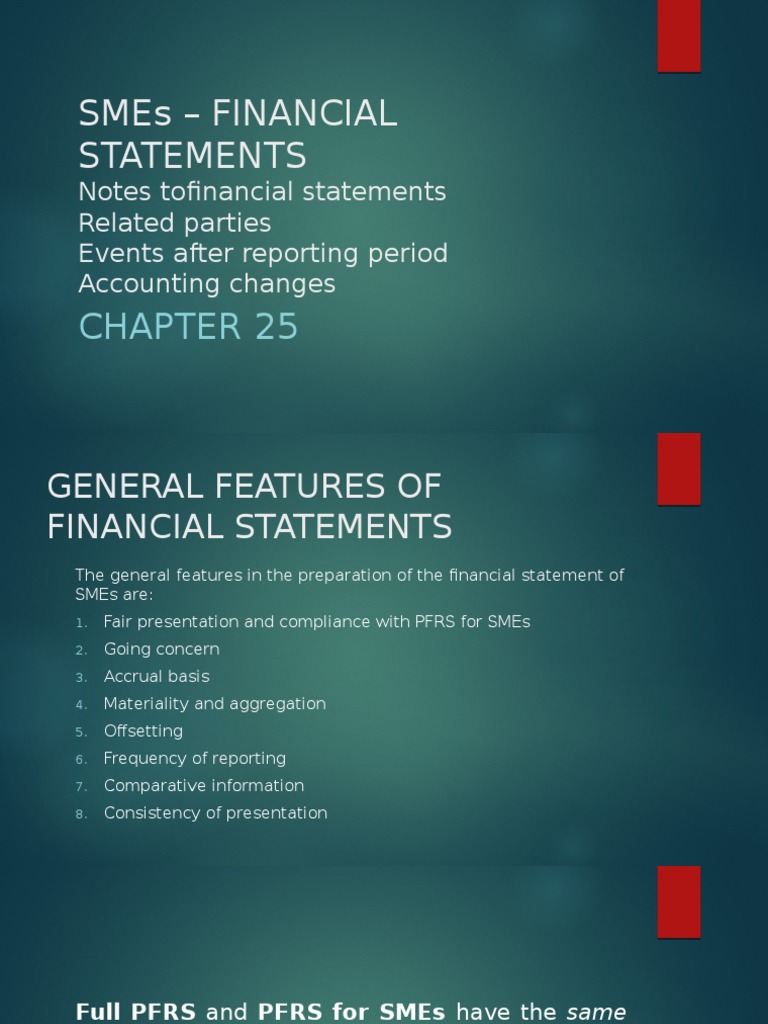 SME Financial Statement Features | PDF | Financial Statement | Small ...