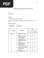 Contoh Rubrik Dan Lembar Penilaian Pengetahuan | PDF