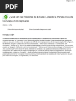 Ejemplos de Palabras de Enlace para Mapas Conceptuales | PDF
