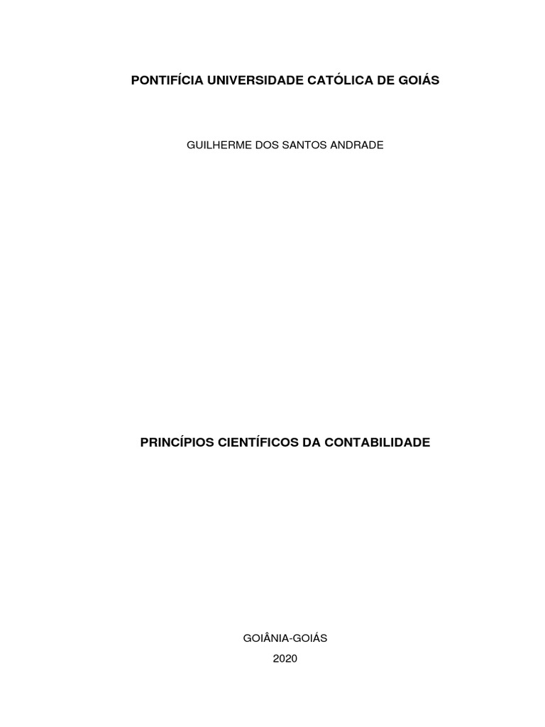 Princípios Fundamentais da Contabilidade | PDF | Contabilidade | Business