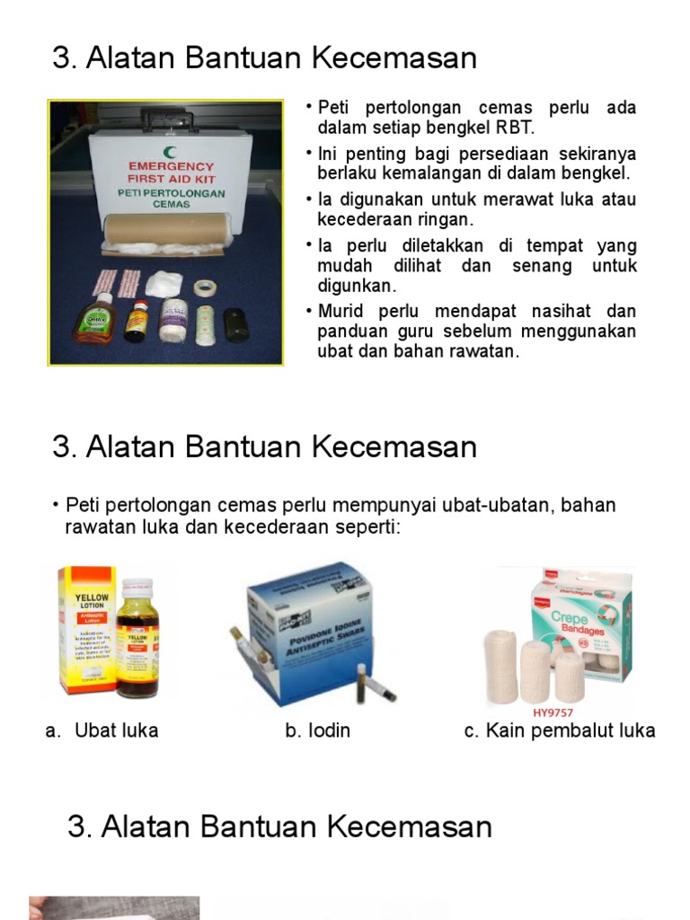 Alat Peti Pertolongan Cemas | PDF