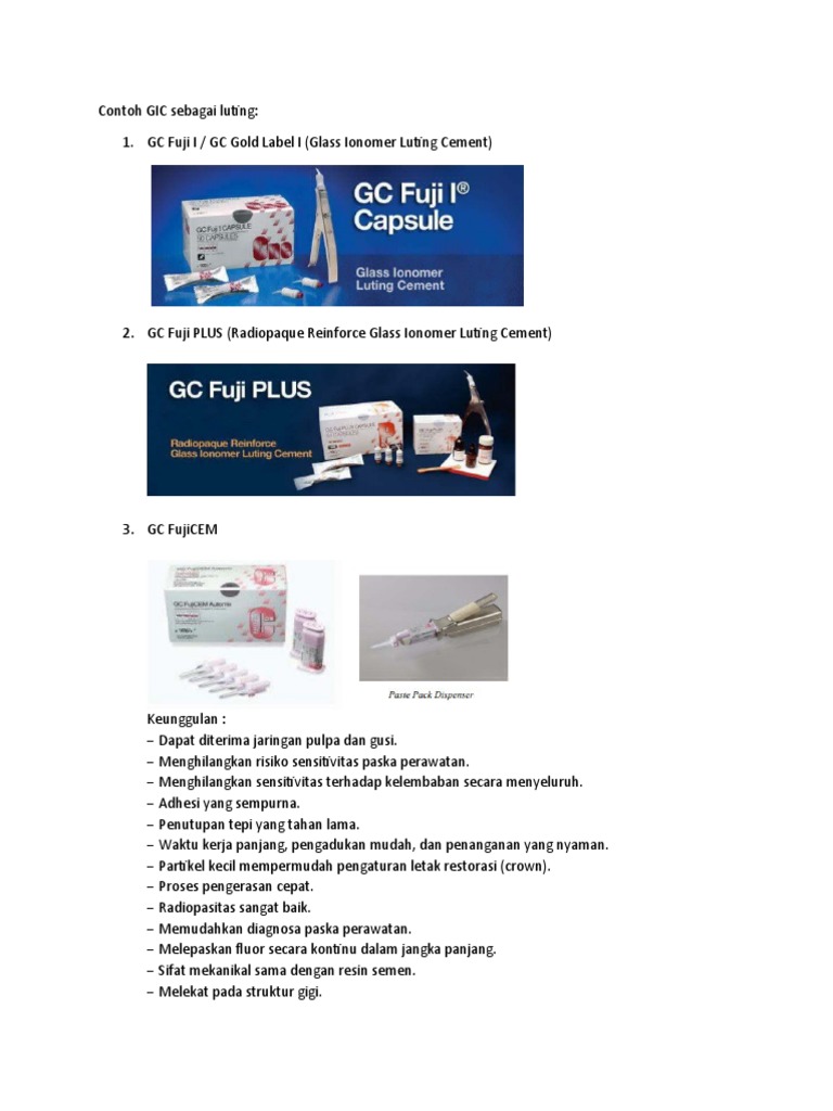 Macam Macam GIC | PDF