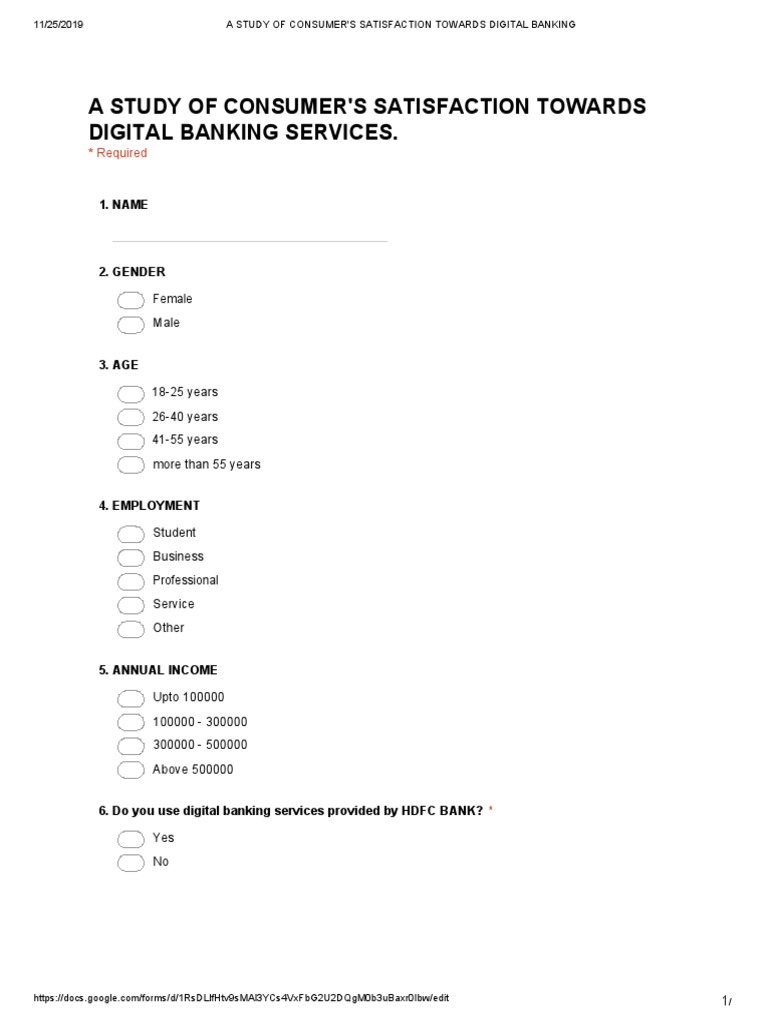 Untitled Form - Google Forms | PDF | Banks | Service Industries