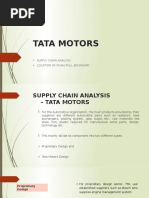 Supply Chain Management - Tata Motor | PDF | Supply Chain | Inventory