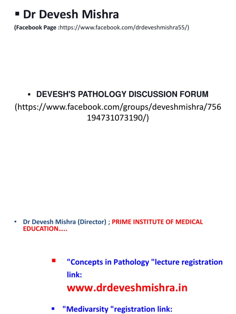 Devesh Mishra S Pathology Resources Pdf