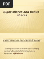 Accounting for Bonus and Rights Issues | PDF | Debits And Credits ...