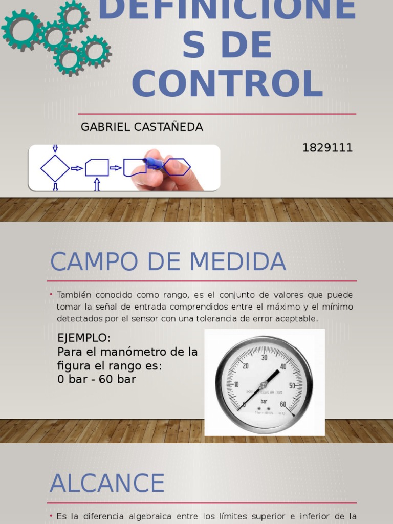 Definiciones de Control | PDF | Sensor | Medición