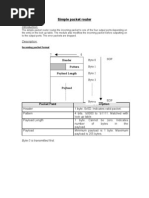 Router 1 X 3 Design | PDF | Network Packet | Input/Output