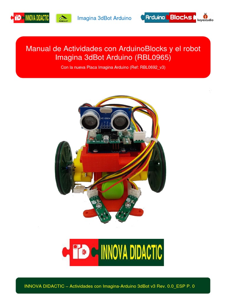 Manual de Actividades Con ArduinoBlocks y El Robot Imagina 3dbot Arduino - Castellano PDF | PDF ...