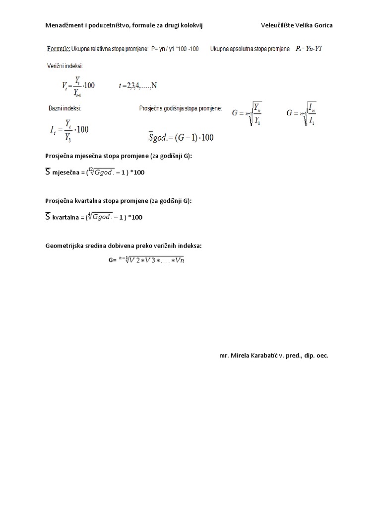 Formule II. Kolokvij | PDF