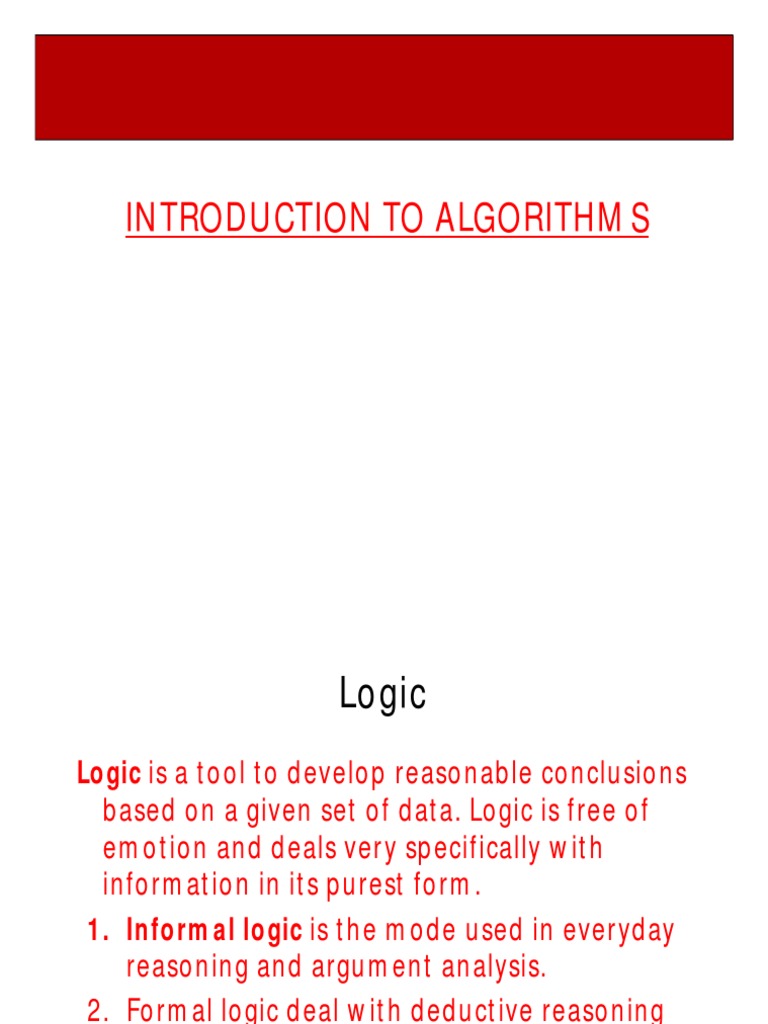 Unit 2-Algorithms PDF | Download Free PDF | Computer Program | Programming