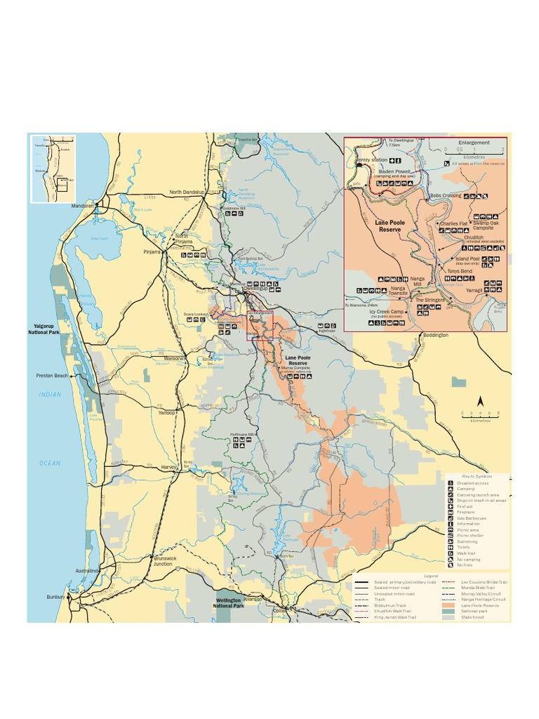 Camping - Dwellingup and Lane Poole Reserve Map | Nature
