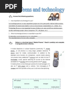 Technology Reading Comprehension Guide | PDF | Text Messaging | Mobile ...