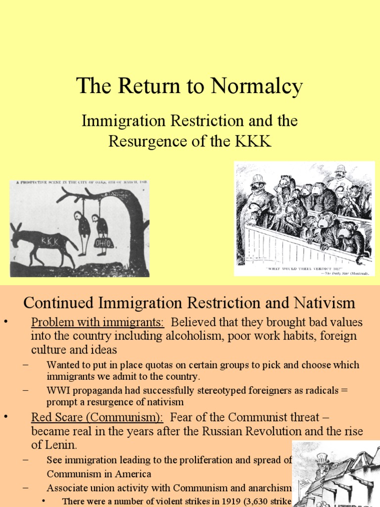 Lynching and The Resurgence of The Klan - 20th | PDF | Ku Klux Klan ...