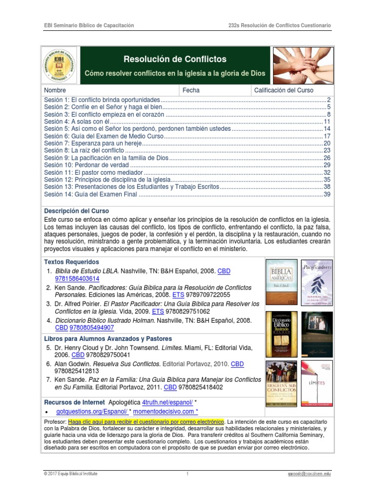 232s Resolución de Conflictos Cuestionario PDF | PDF | Prueba ...