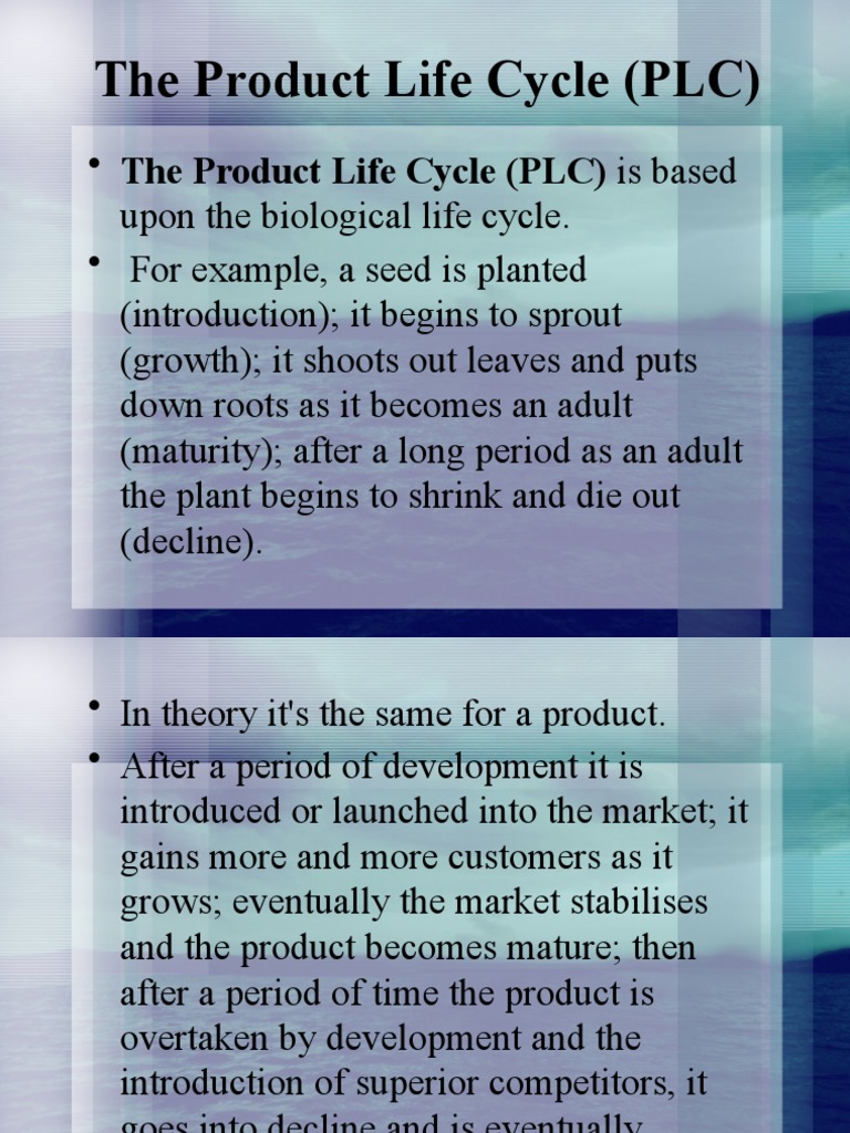 The Product Life Cycle PLC | PDF | Marketing | Profit (Economics)
