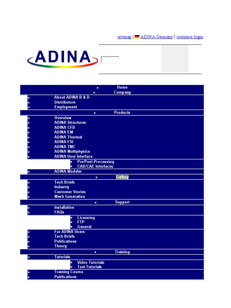 Adina | PDF | Beam (Structure) | Bending