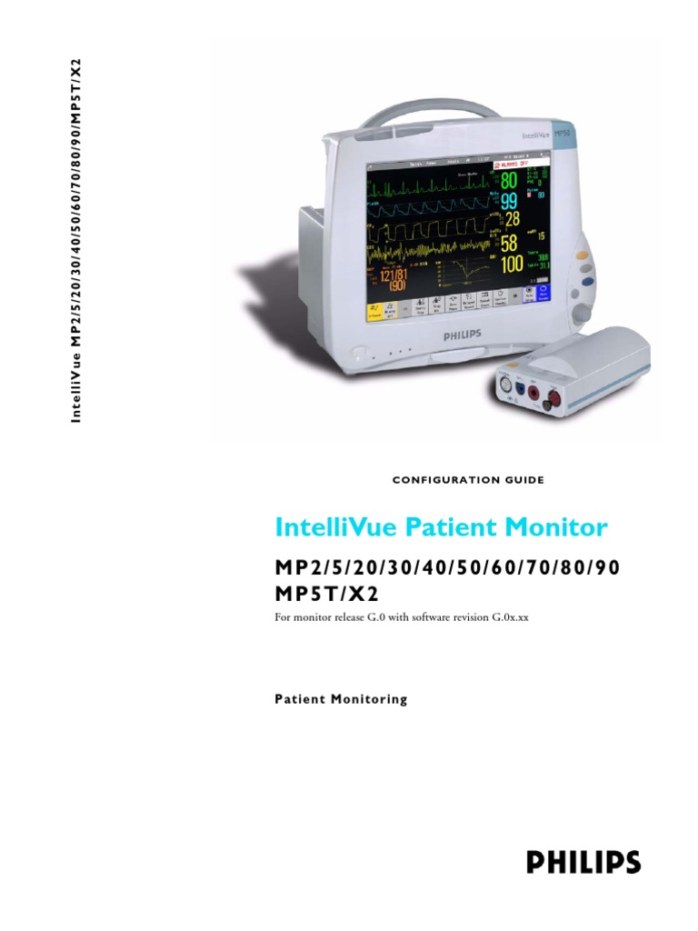 Philips IntelliVue MP2-90 Patient Monitor - Configuration Manual | PDF | Computer Monitor | Menu ...