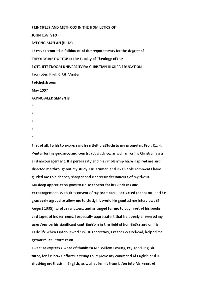 Principles and Methods in The Homiletics of | PDF | Expository ...