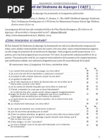 Test Infantil de Asperger (CAST) | PDF | Autismo | Síndrome de Asperger