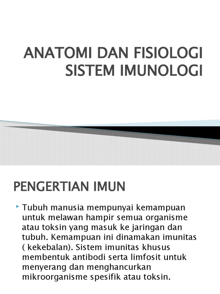 Anatomi Dan Fisiologi Sistem Imunologi | PDF | Sains & Matematika