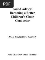 Choir Positioning for Optimal Sound | PDF | Singing | Choir