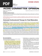 Acog Practice Bulletin Summary: Prelabor Rupture of Membranes | PDF ...