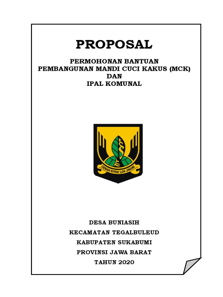 Proposal Ipal Komunal | PDF