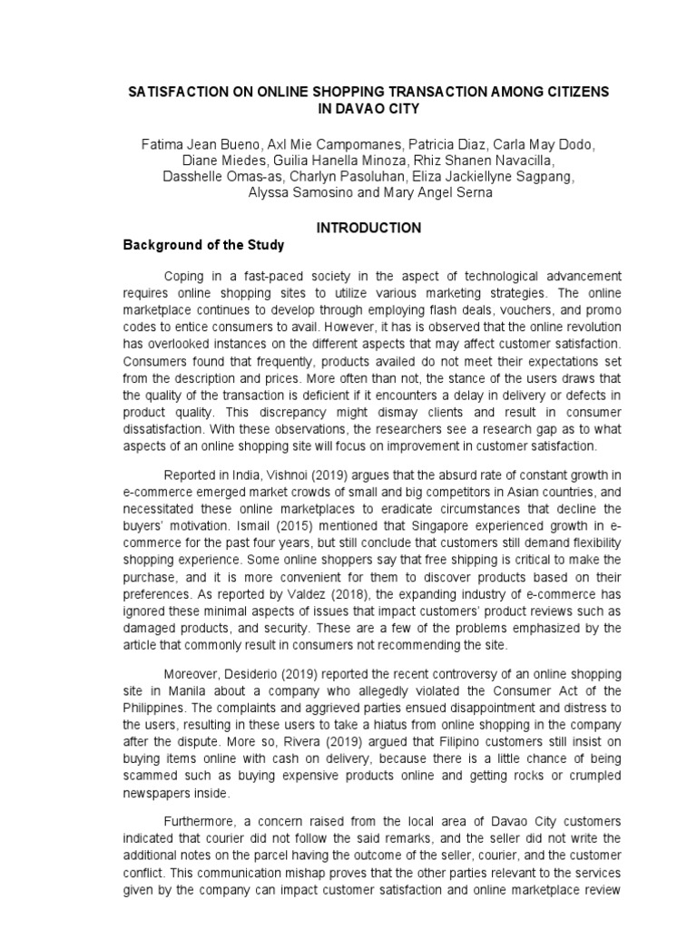 Research On Online Shopping | PDF | Survey Methodology | Online Shopping