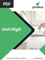 Unit Digit Questions | PDF