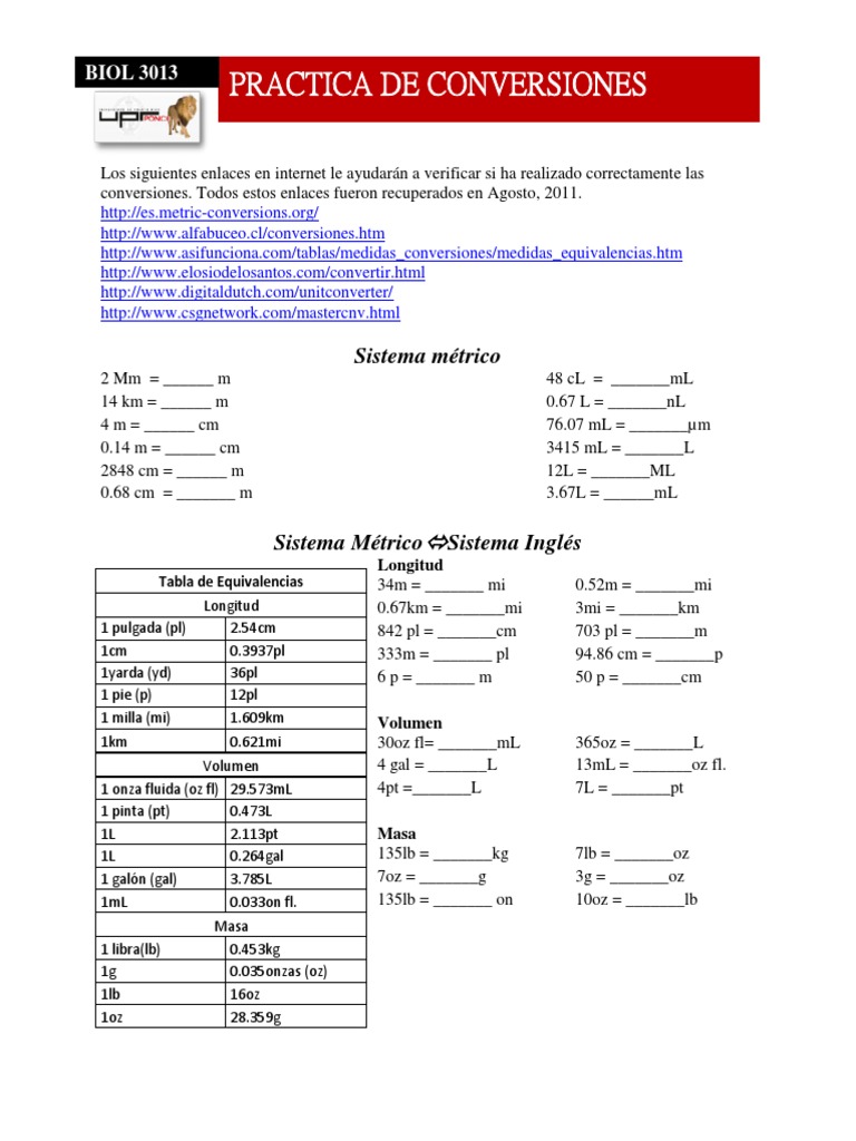 Ejercicio Practica Conversiones-3 PDF | PDF
