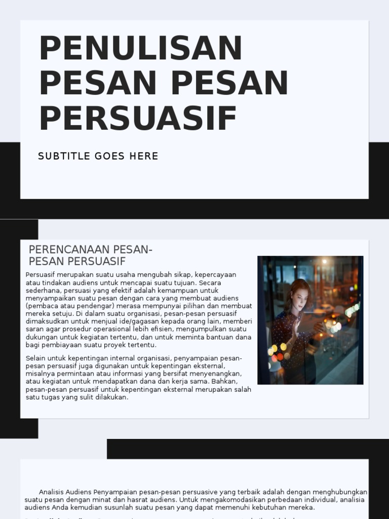 Penulisan Pesan Pesan Persuasif | PDF