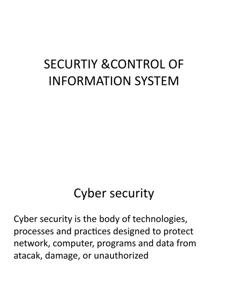 SECURING INFORMATION SYSTEMS | PDF | Computer Security | Security