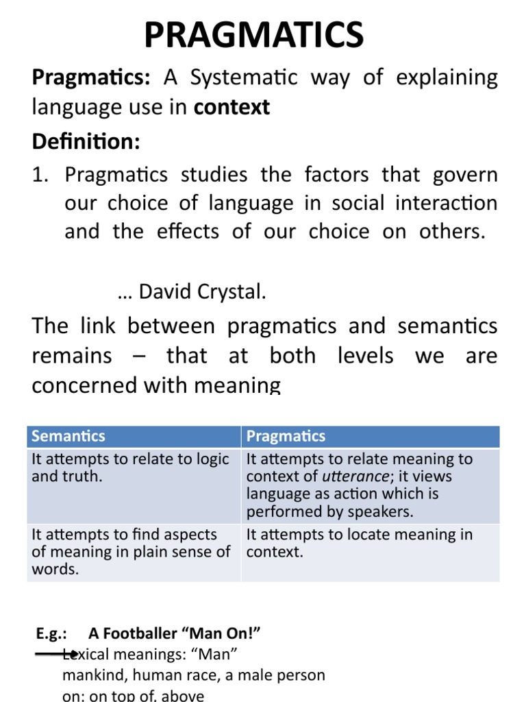 Infographic Definition Of Pragmatic