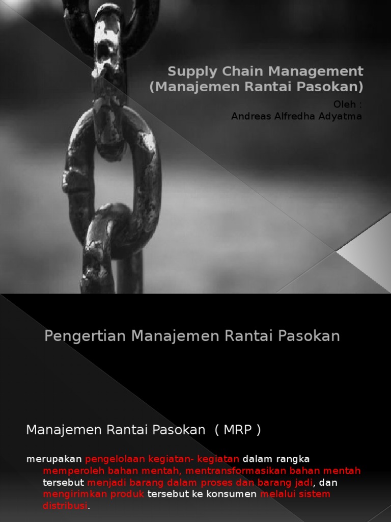 Bab 1 SCM | PDF