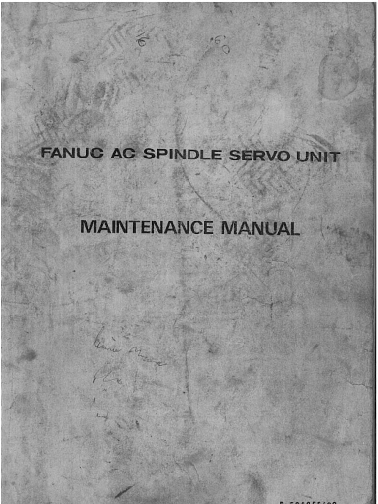 Fanuc AC Spindle Servo Unit Maintenance Manual PDF | PDF | Electric ...