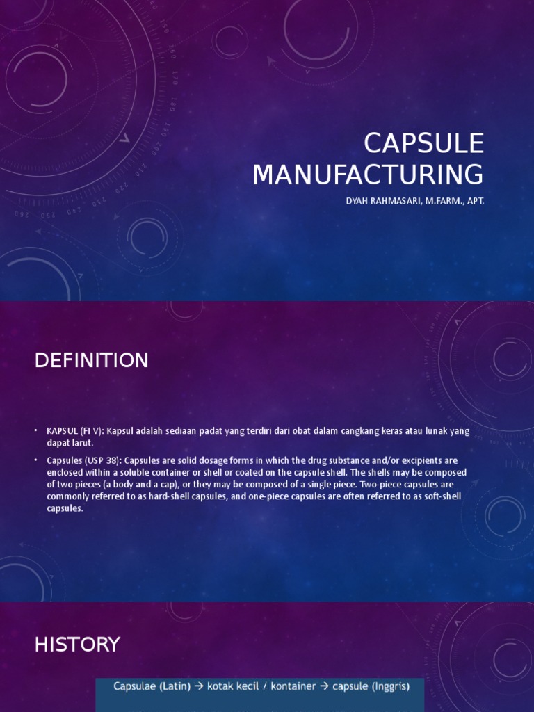 Capsule Manufacturing | PDF | Gelatin | Pharmaceutical Formulation