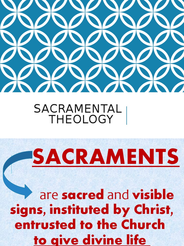 Lesson 1 Introduction To Sacraments | PDF | Eucharist | Confirmation
