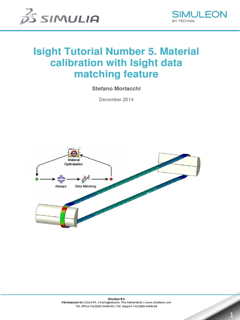 Tutorial I5 - IsightAbaqus-DataMatching PDF | PDF | Mathematical Optimization | Microsoft Excel