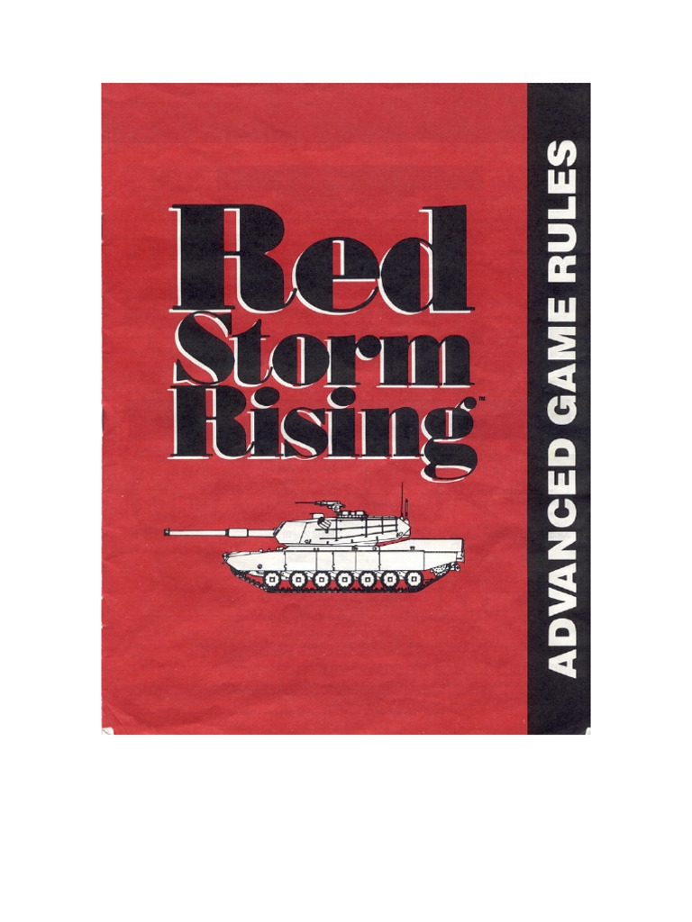 Red Storm Rising Board Game Advanced Rules PDF | PDF