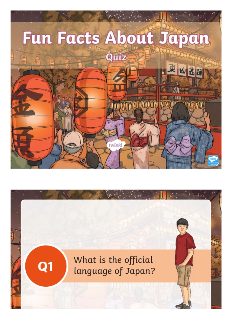 Japan Fun Facts PDF | PDF