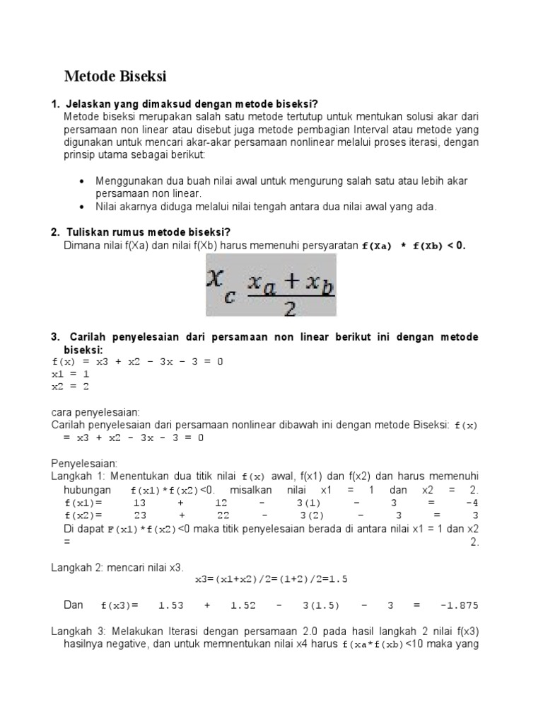 Metode Numerik | PDF