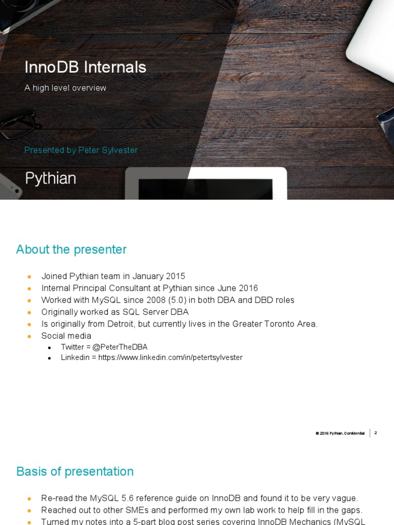 2016 12 Innodb Internals | PDF | Database Index | Information Retrieval